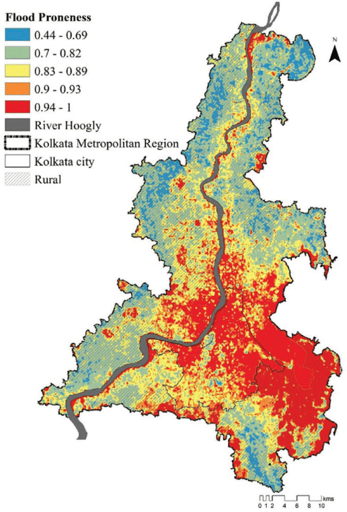 KMDA using GIS Mapping to check flooding