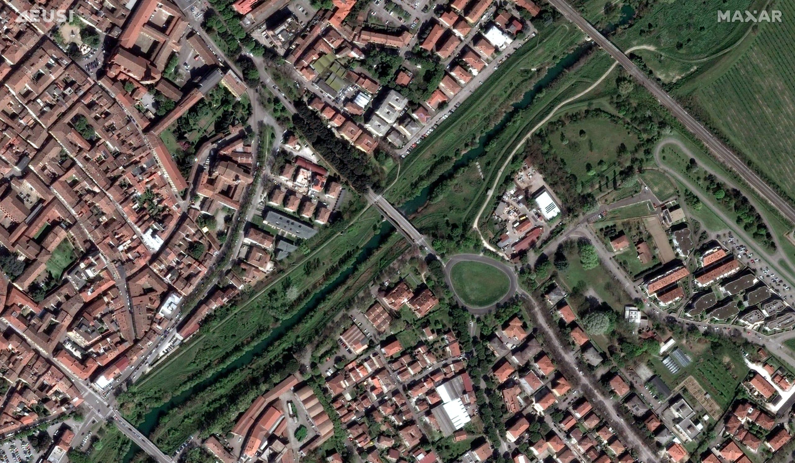 Satellite Imagery Shows Massive Floods in Northern Italy
